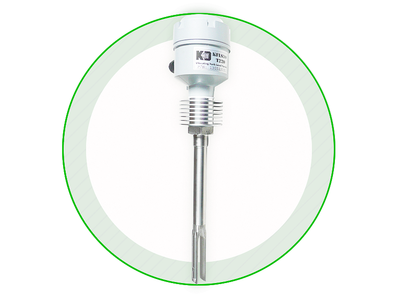 High temperature compact mini type vibrating fork level sensor